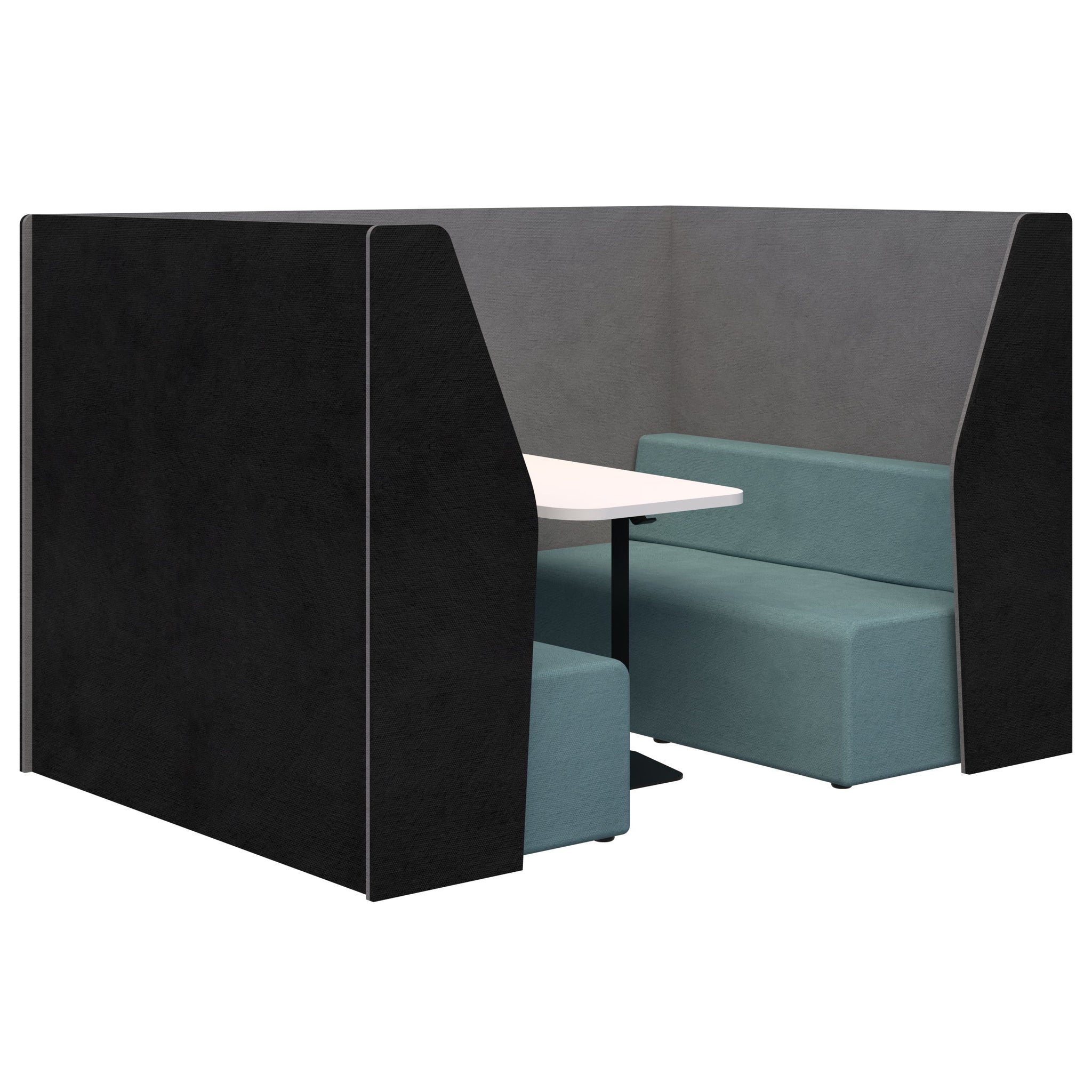 Edge 4 Person Meeting Booth – Smart Office Furniture